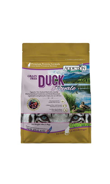 Addiction - Duck Royale | Cat – We Deliver - NZ Natural Pet Food